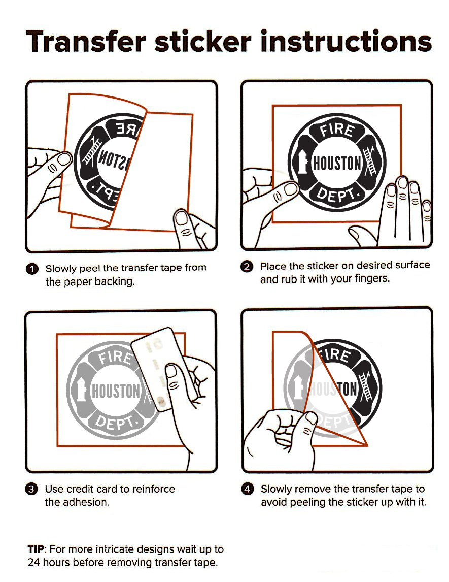 Transfer Sticker - Maltese Cross, Small – Houston Fire Museum